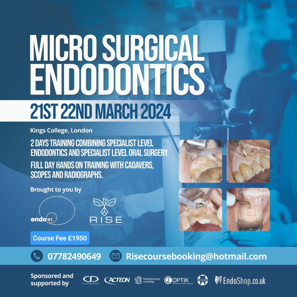 Microsurgical Endodontics with Sanjeev Bhanderi - Rise Strapline